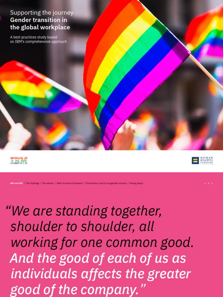 IBM Gender Transition in The Global Workplace | PDF | Transgender ...