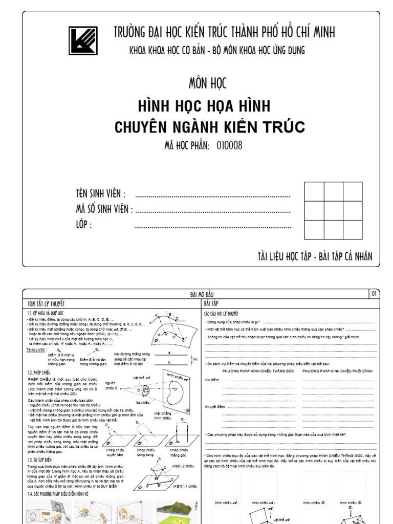 TAI LIEU HOC TAP - HINH HOA KT in giay A3 | PDF