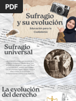 El Principio de Igualdad Expresando El Sufragio Universal | PDF