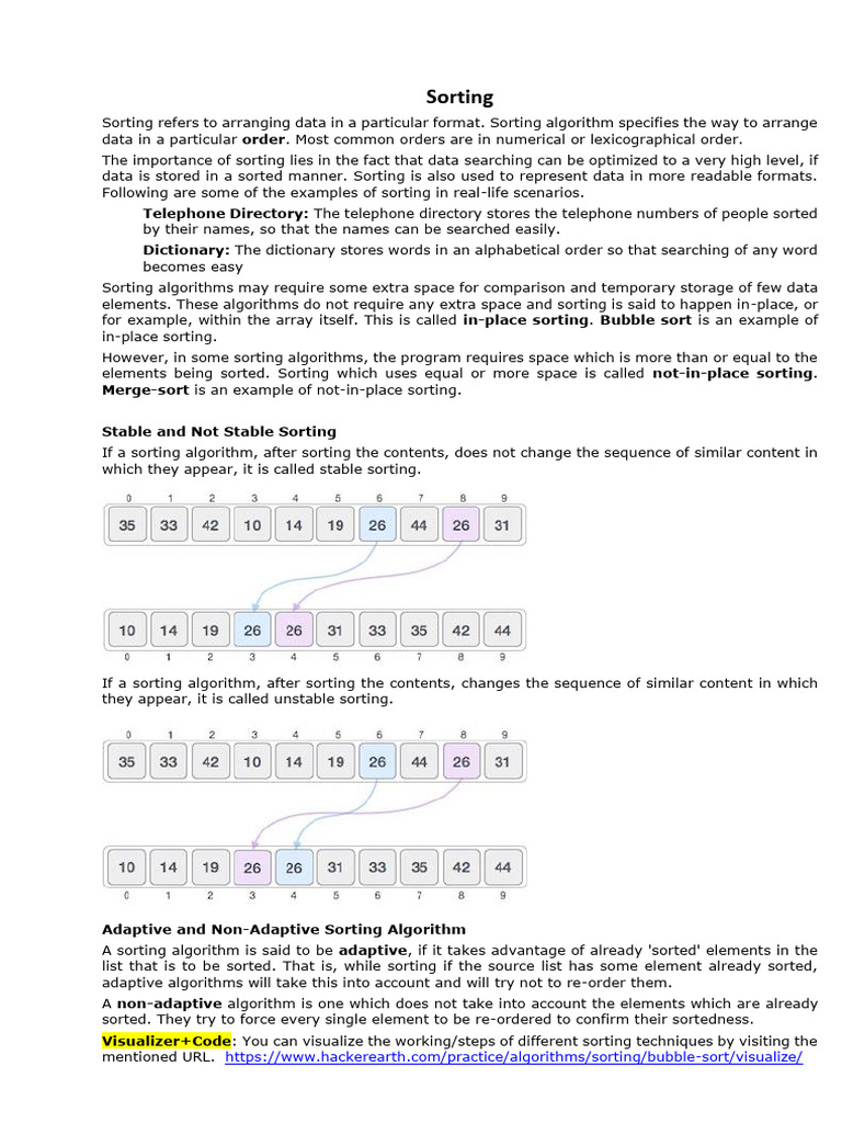Sorting+Bubble | PDF | Computing | Applied Mathematics Sorting+Bubble | PDF | Computing | Applied Mathematics