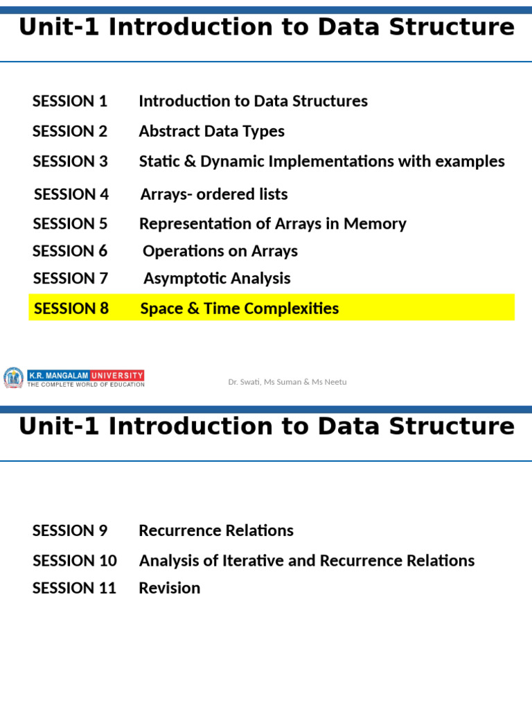 Data Structure Basics and Complexities | PDF | Time Complexity | Mathematics