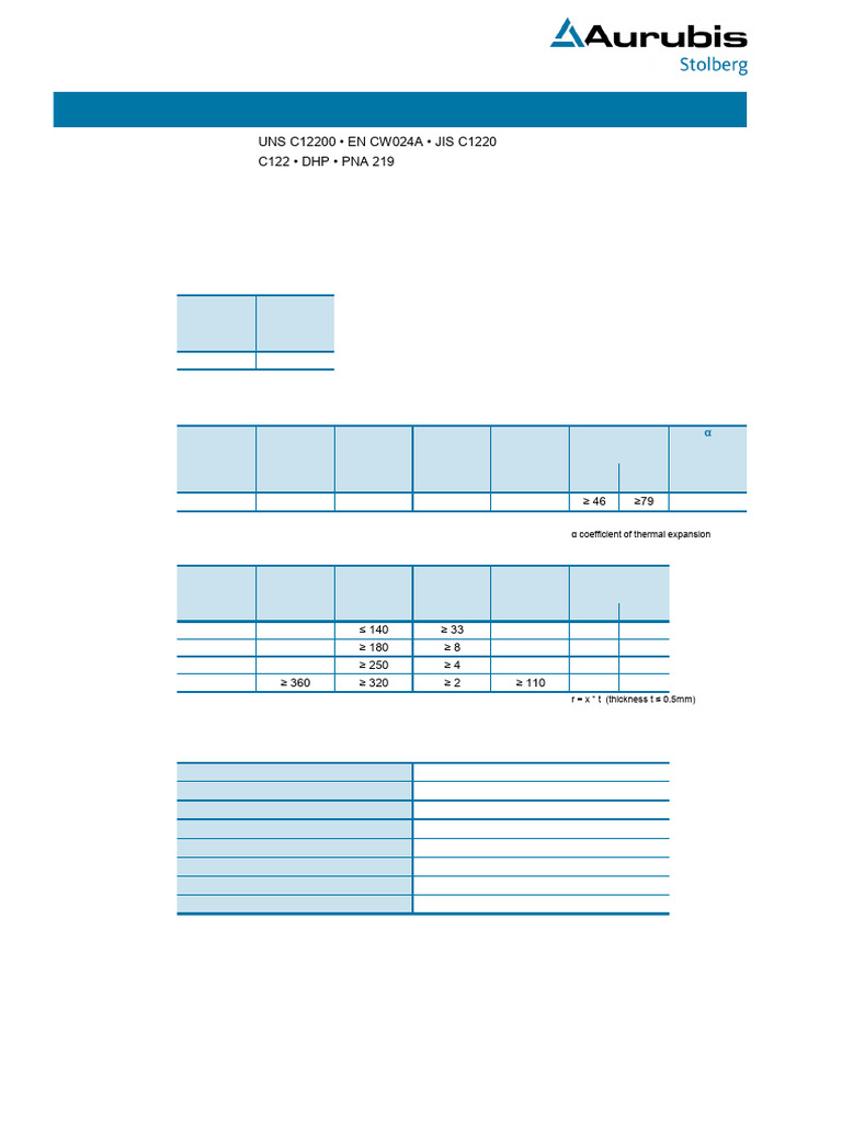 PNA 219 - Cu-DHP - C12200-E.N | PDF | Construction | Welding