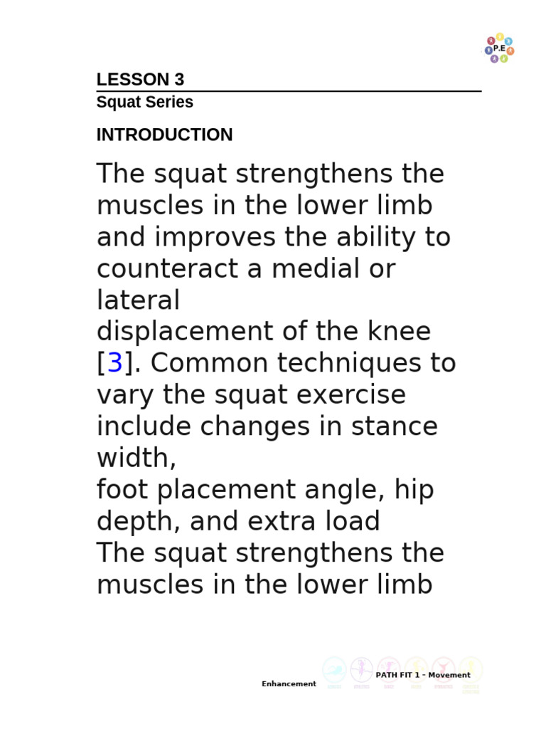 Chapter 2 Lesson 3 Answer Sheet | PDF | Human Leg | Balance (Ability)