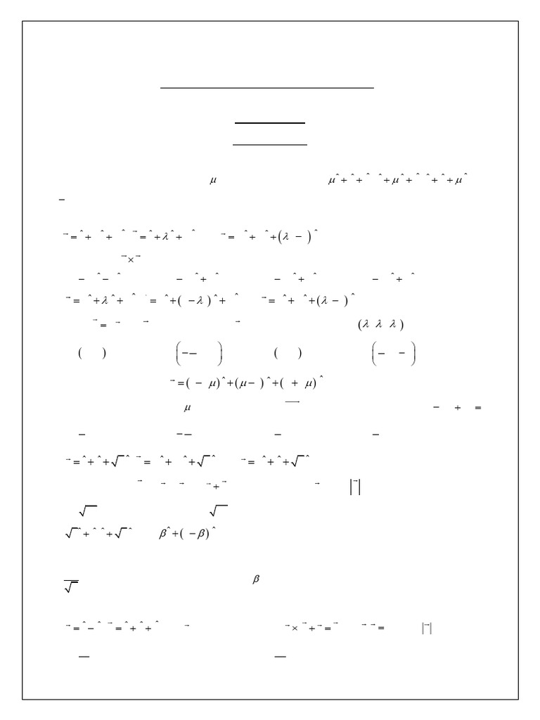 31 Vectors | PDF | Euclid | Classical Geometry