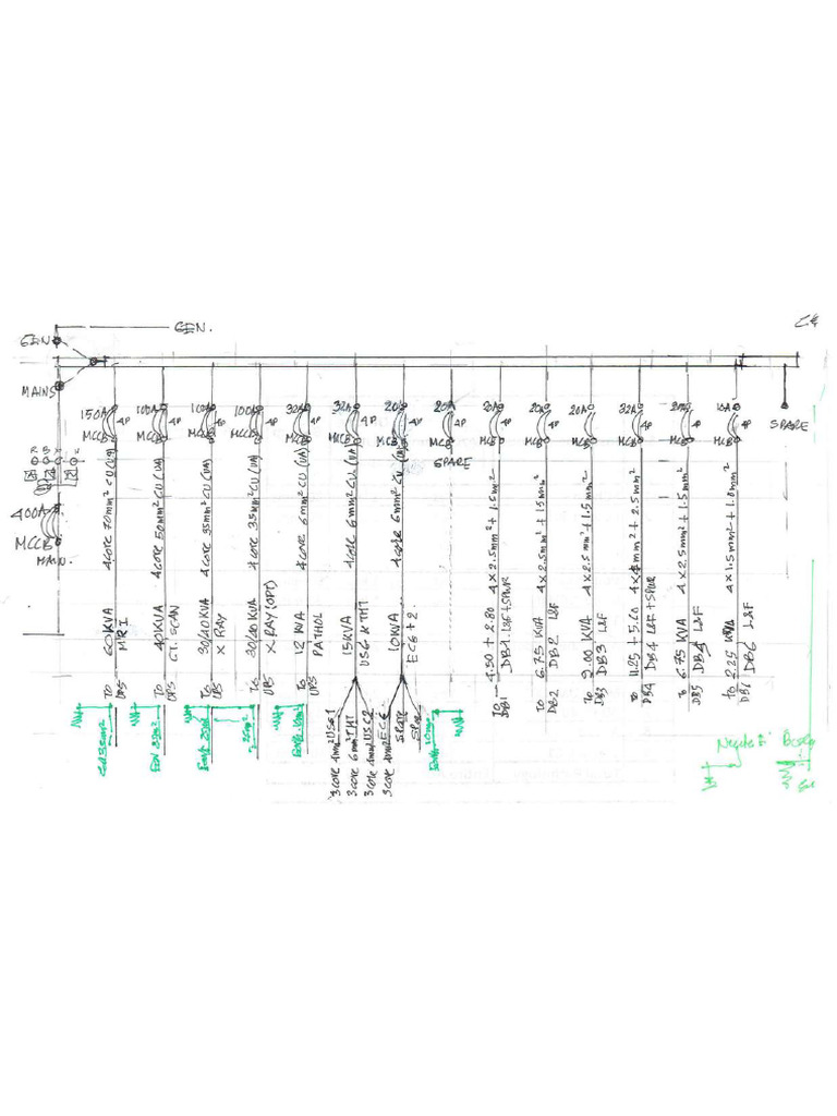 Single Line Diagram | PDF