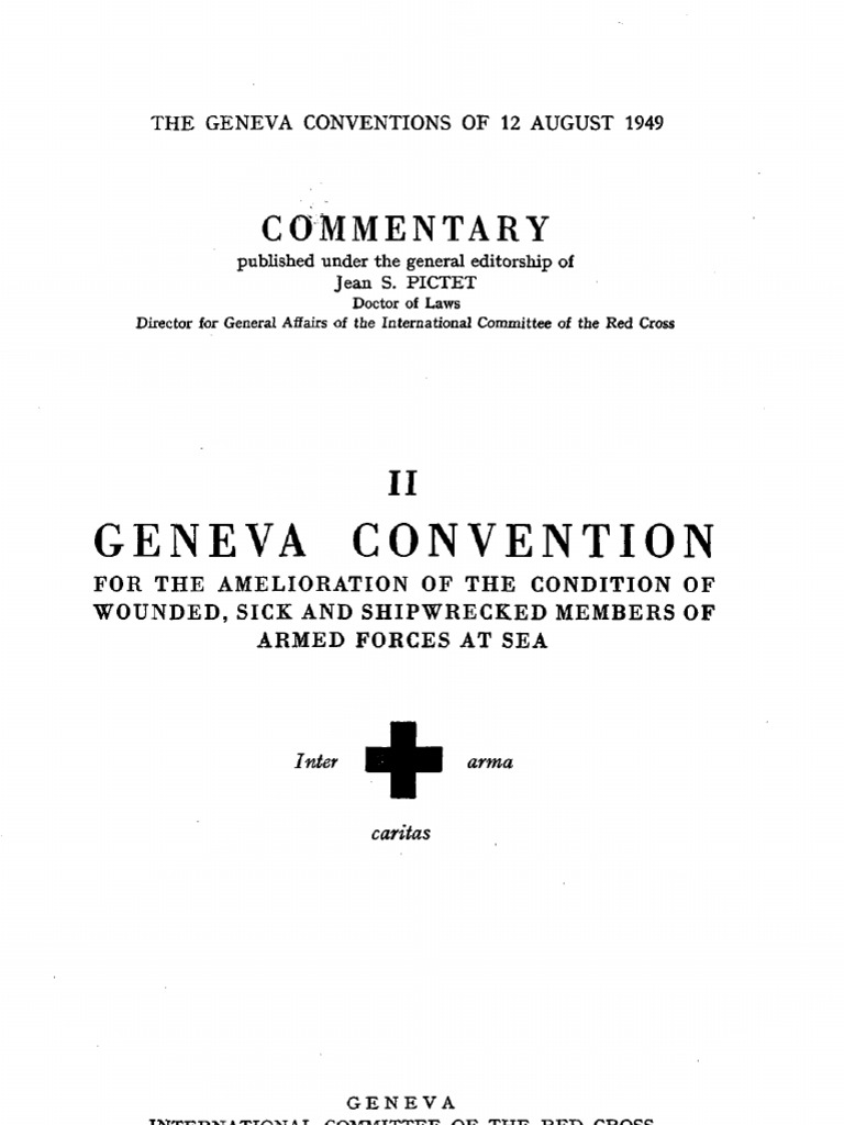 Commentary - GenCon II | PDF | International Committee Of The Red Cross ...