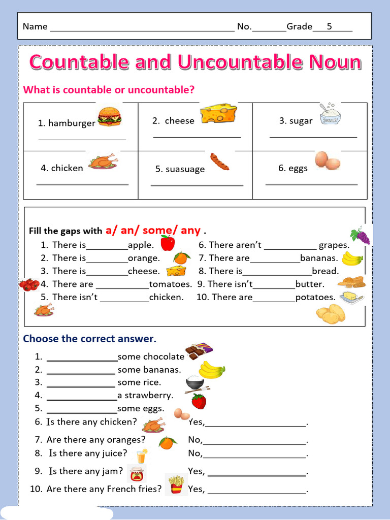 A-An-Some-Any Exercise2 | PDF