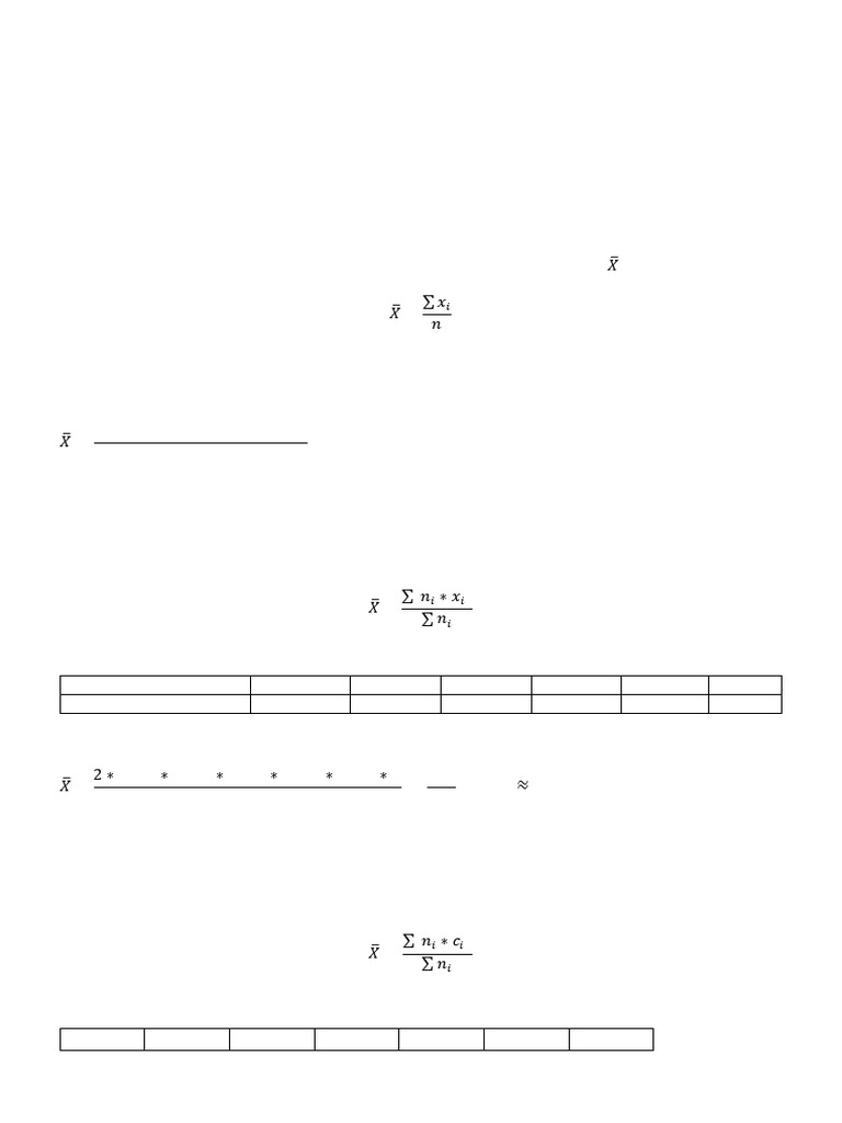 Measures of Central Tendency | PDF | Mean | Weighted Arithmetic Mean Measures of Central Tendency | PDF | Mean | Weighted Arithmetic Mean