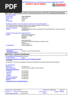 Castrol Multipurpose Grease SDS | PDF | Dangerous Goods | Toxicity