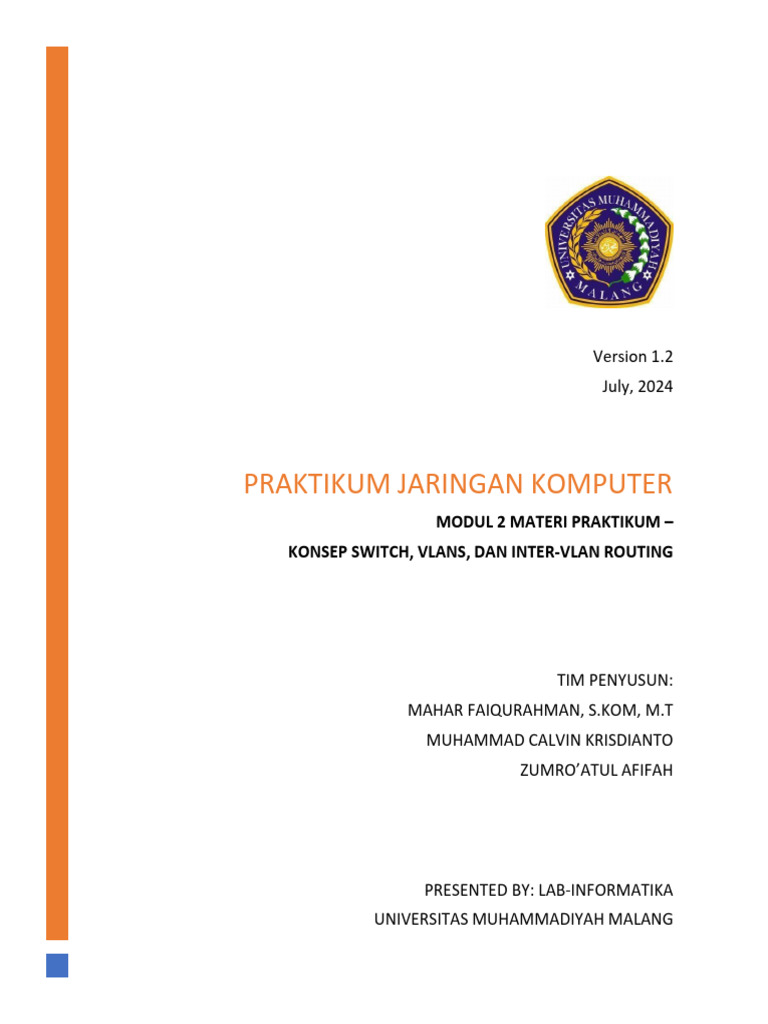 Modul 2 - Jarkom 2024 - Materi Praktikum | PDF