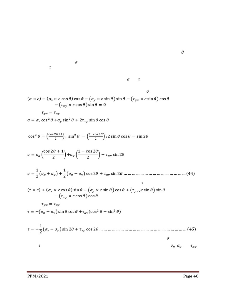 8 ANALYSIS OF COMBINED STRESSES AND STRAINS | PDF | Stress (Mechanics ...