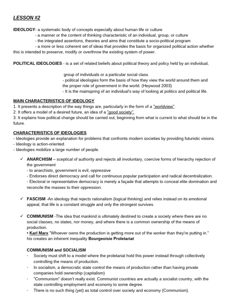 polgov | PDF | Communism | Socialism