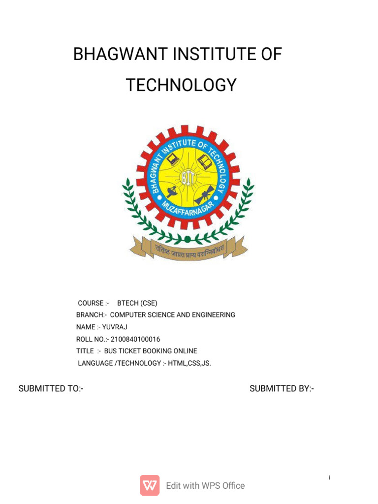 OnlineBusTicketReservationSystem-FinalReport | PDF | Computing | Software Engineering