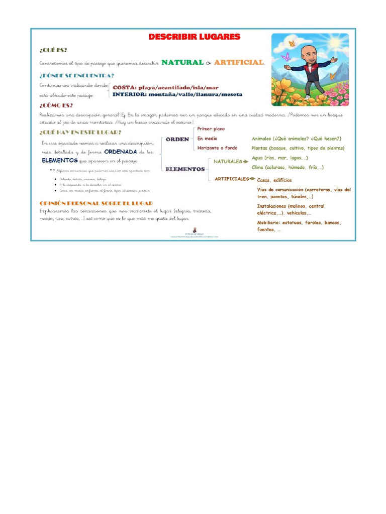 Describir Lugares | PDF