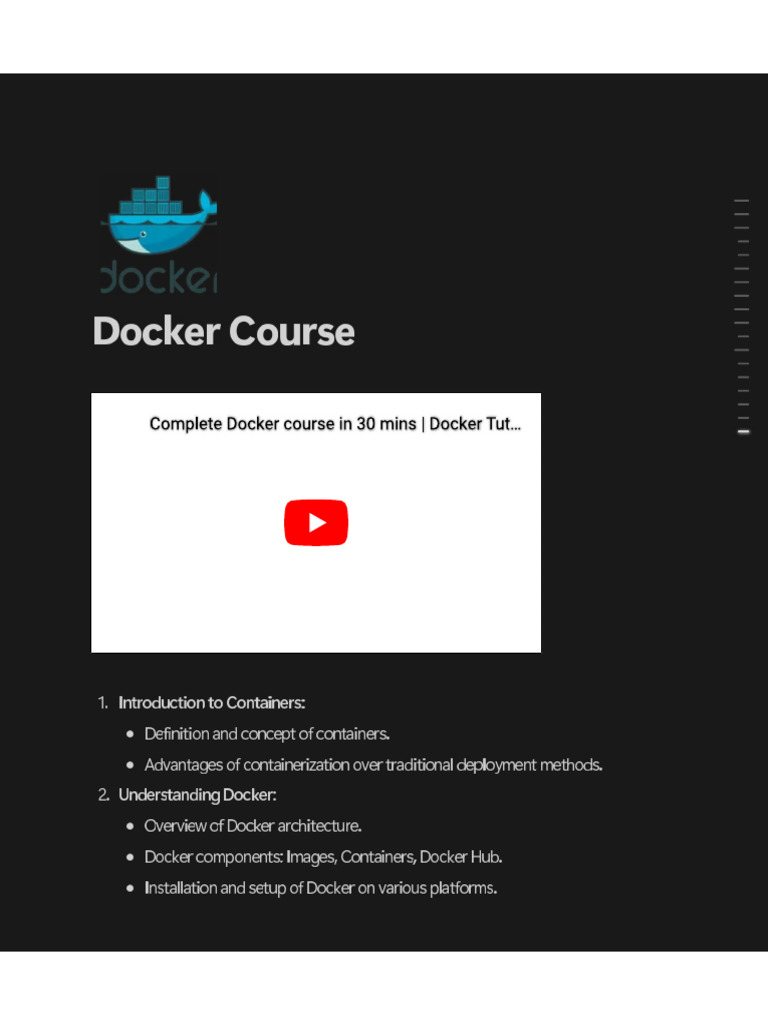 Docker Course | PDF
