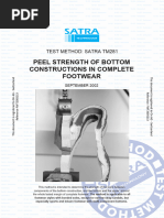 SATRA Test Method Catalogue 2017 | PDF | Shoe | Strength Of Materials