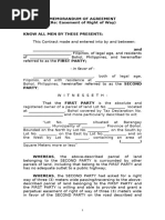 Deed of Grant for Perpetual Right of Way | PDF | Easement | Property Law