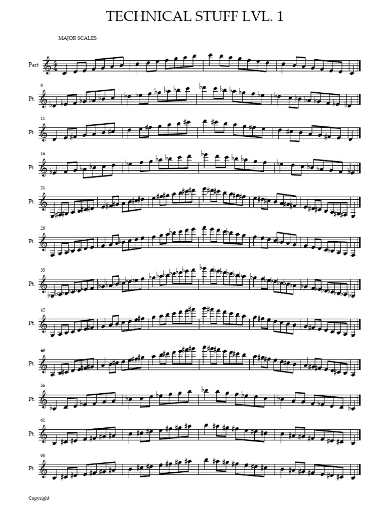 Technical Stuff LVL 1 | PDF