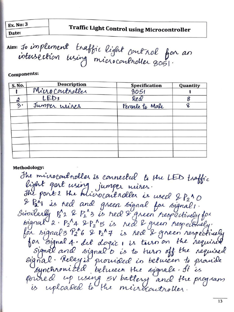 Microcontroller Exp 3 and 4 | PDF