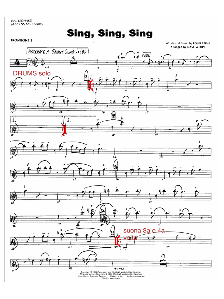 Sing Sing Sing | PDF