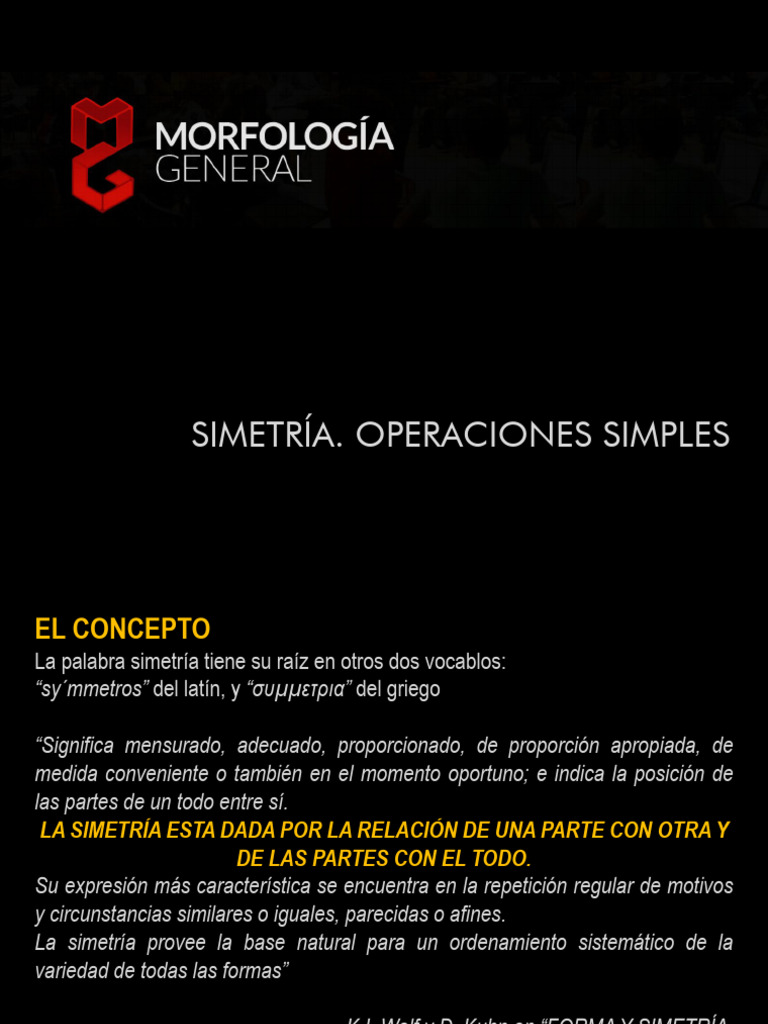 Operaciones de Simetría en Diseño | PDF | Simetría | Rotación