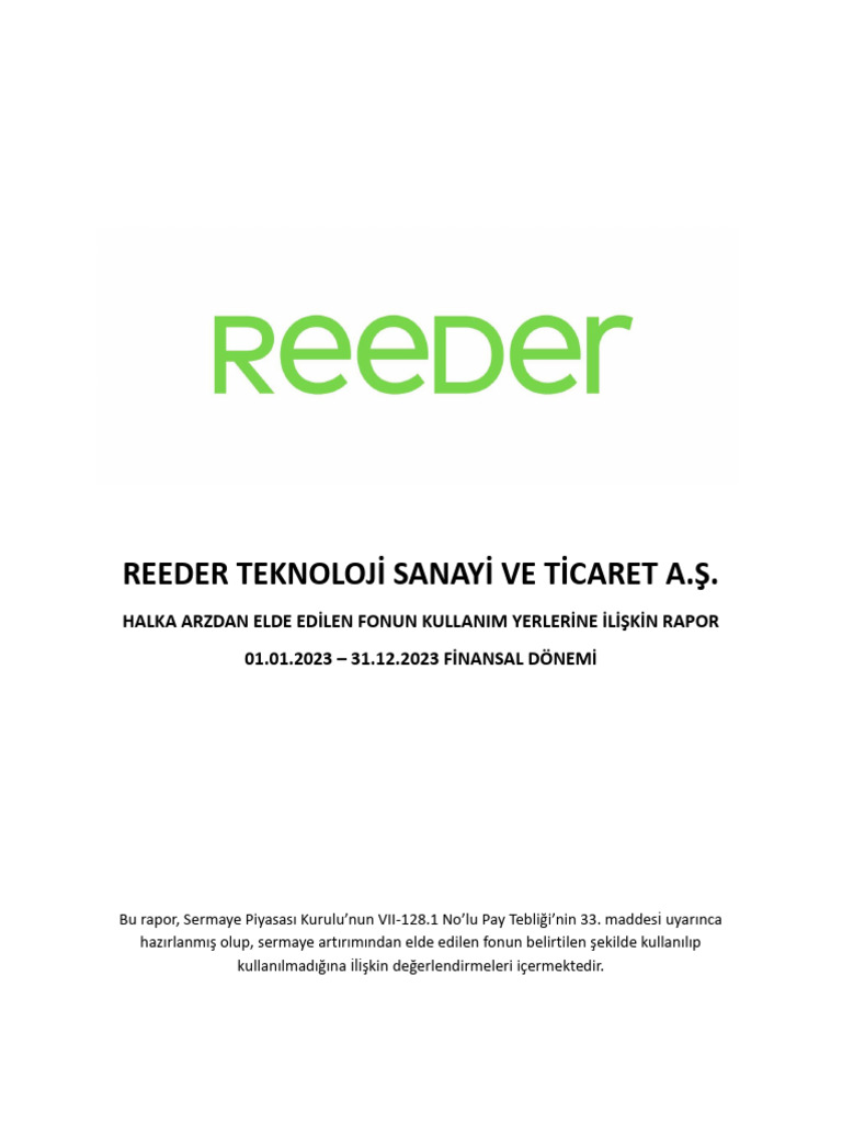 0 Fon Kullan M Yerlerine Li Kin Rapor 2 | PDF