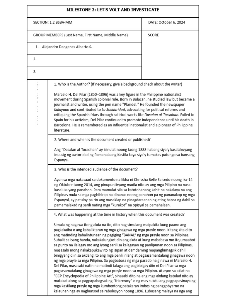 Week 2 Learner Guide - RPH | PDF