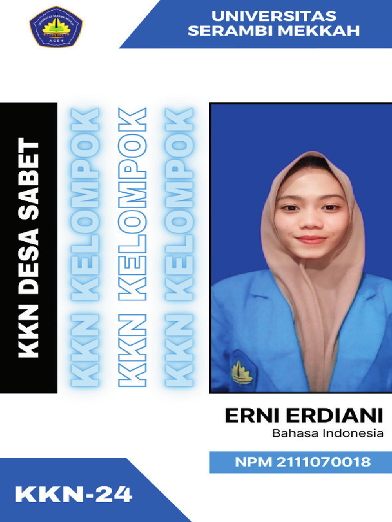 Name Tag - KKN Desa Sabet | PDF