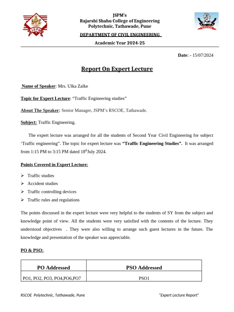 Traffic Engineering Insights | PDF