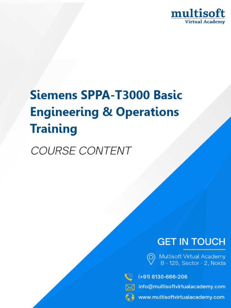 Siemens SPPA-T3000 Training Overview | PDF | Business | Technology ...