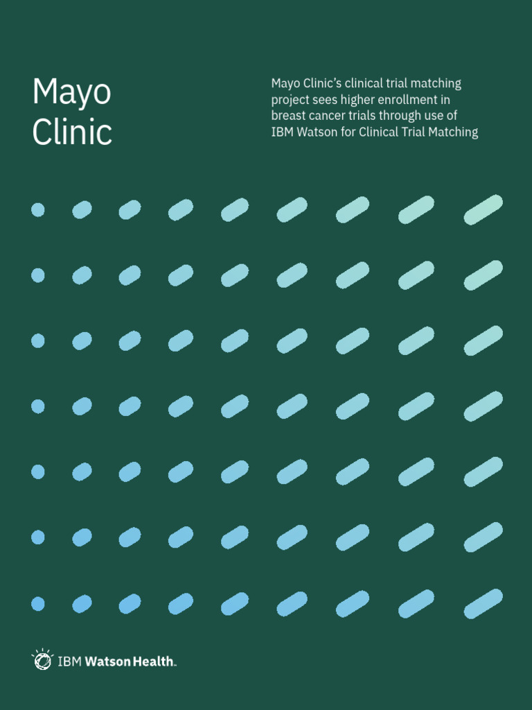 Case 1 - IBM Watson Mayo Clinic | PDF | Clinical Trial | Medical ...