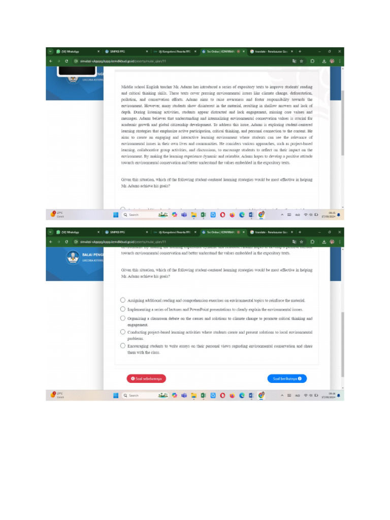 SOAL TO BAHASA INGGRIS | PDF