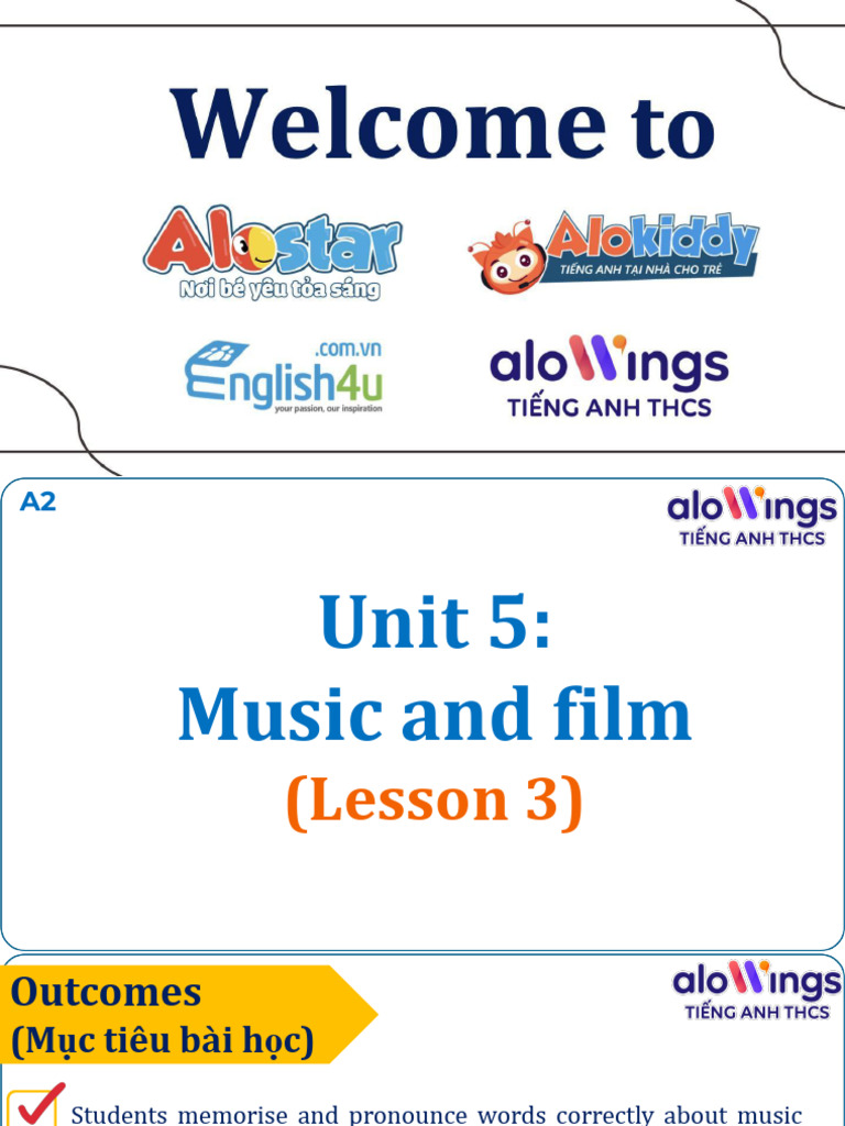 A2 U5 L3 Musicandfilm | PDF | Vocabulary | Grammar