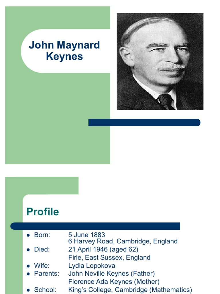 John Maynard Keynes | Keynesian Economics | Macroeconomics
