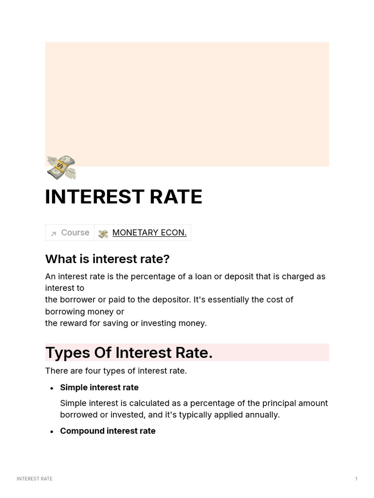 Ch6 Interest Rate Pdf Interest Bonds Finance