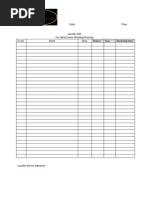 Linen Inventory Forms | PDF