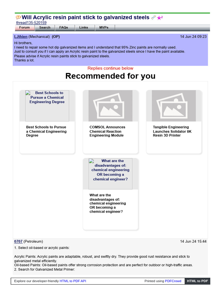 WWW Eng Tips Com Viewthread CFM Qid 520159 | PDF | Paint | Corrosion