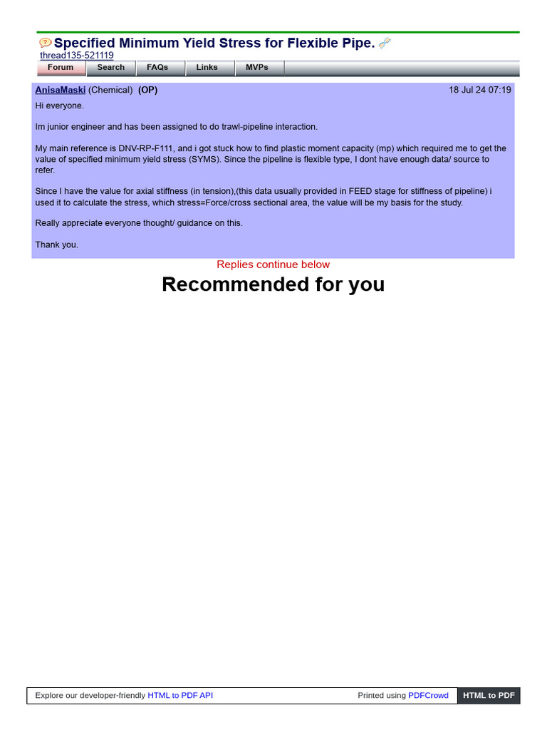 WWW Eng Tips Com Viewthread CFM Qid 521119 | PDF | Mechanical Engineering