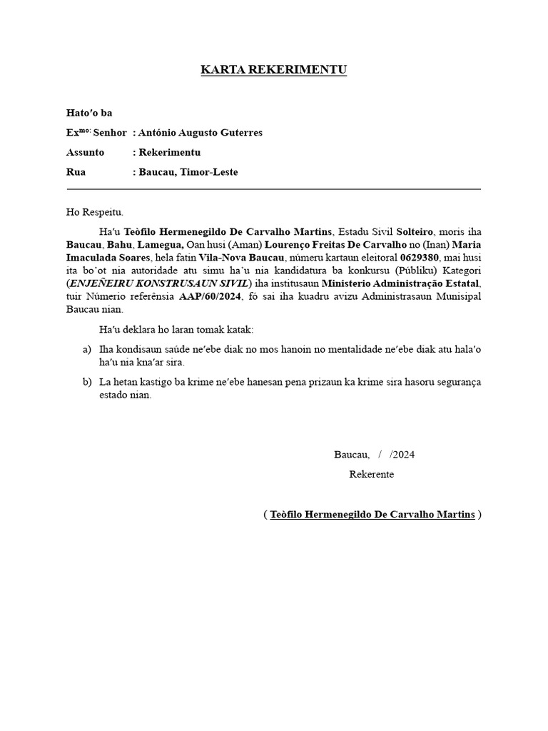 KARTA REKERIMENTU | PDF