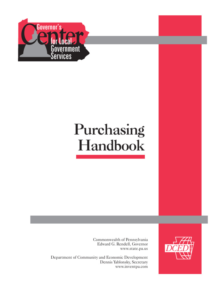 Fin9 Purchasing Handbook | PDF | Specification (Technical Standard) | Newspapers