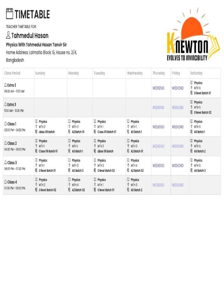 Combind Schedule 23-24 | PDF