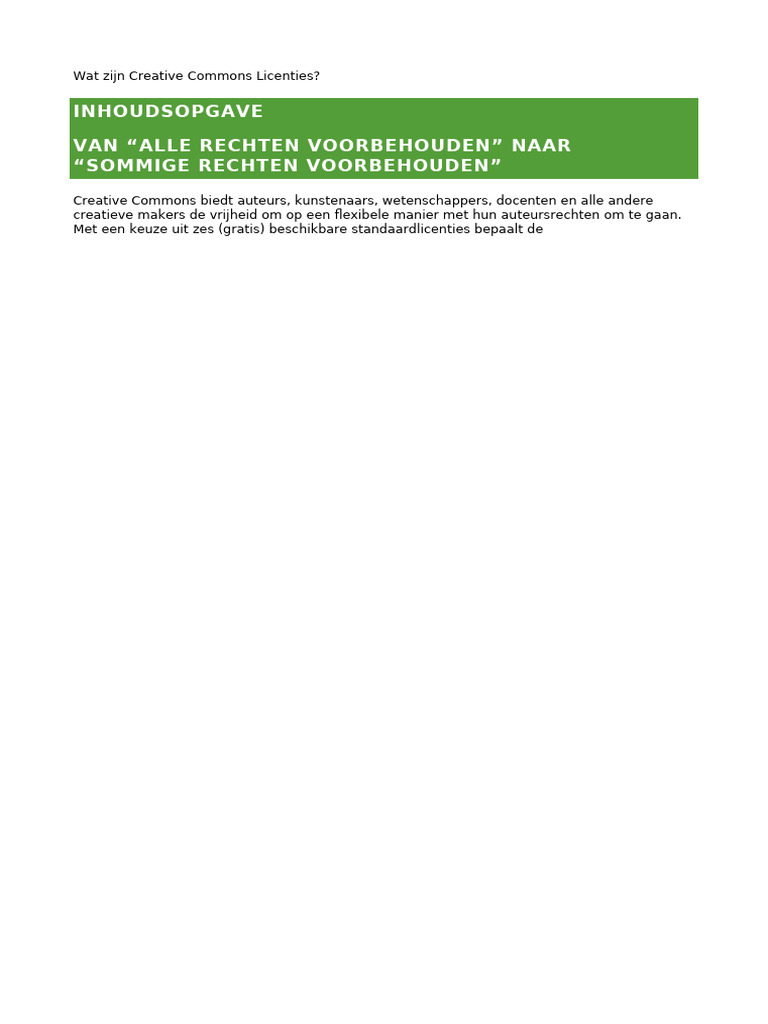 Creative Commons | PDF