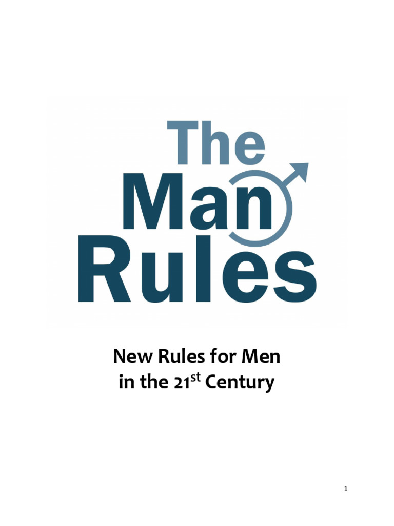 The Man Rules Excerpt | PDF | Gender | Gender Studies