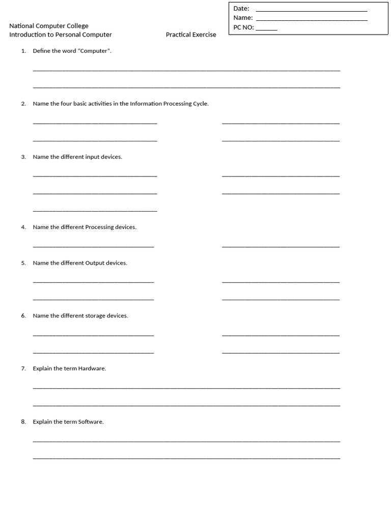 Introduction to Personal Computer | PDF | Software | System Software