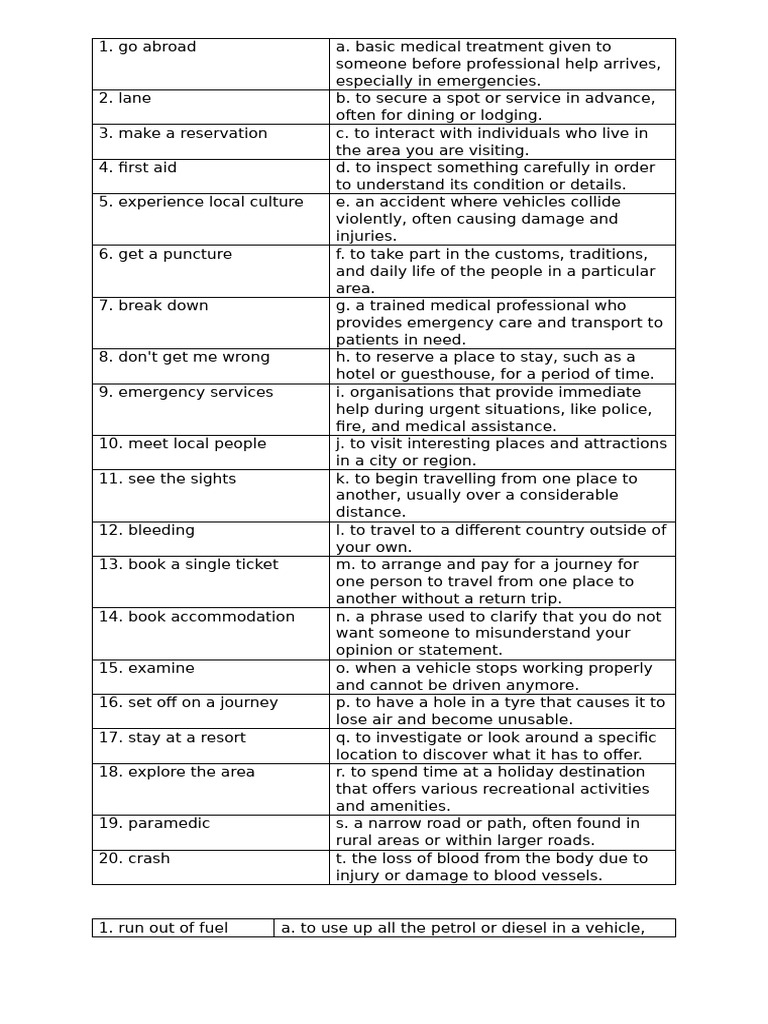 Unit 6 Revision | PDF | Traffic | Traffic Light