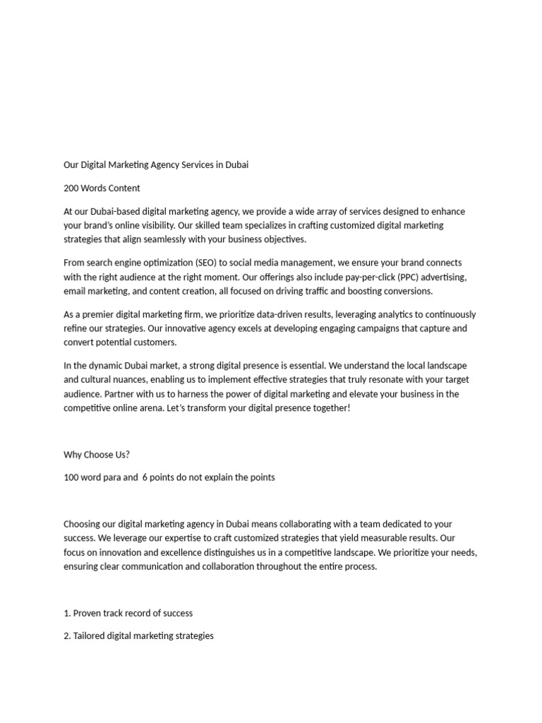 Dubai Edit Pdf Digital Marketing Marketing