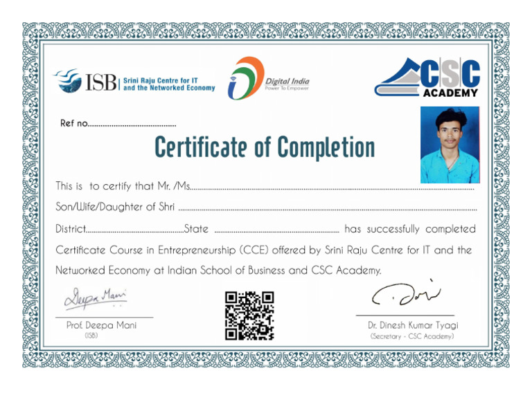 Tec Certificate | PDF