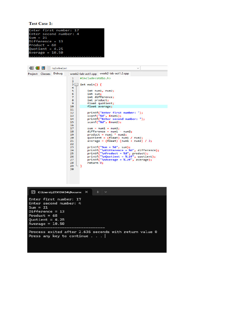 Week2-LabActivity 2 - OMAYON | PDF