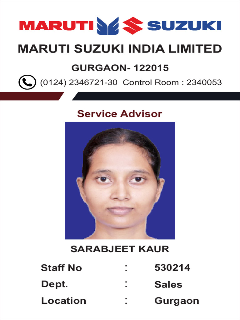 Sarbjeet Kaur ID Card | PDF Sarbjeet Kaur ID Card | PDF