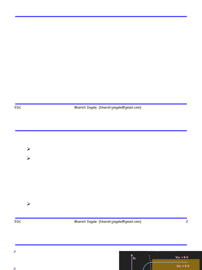 Lecture 7 Small Signal Amplifier - EMOSFET | PDF | Amplifier | Mosfet